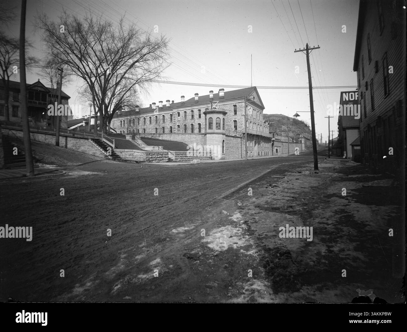 Stillwater State Prison, located in Minnesota, with the warden's ...