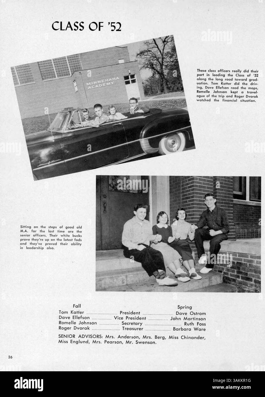 Minnehaha Academy’s 1952 Antler yearbook captures the highlights of the ...