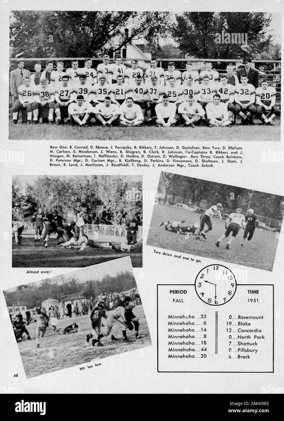 The 1952 'Antler' yearbook from Minnehaha Academy highlights the ...