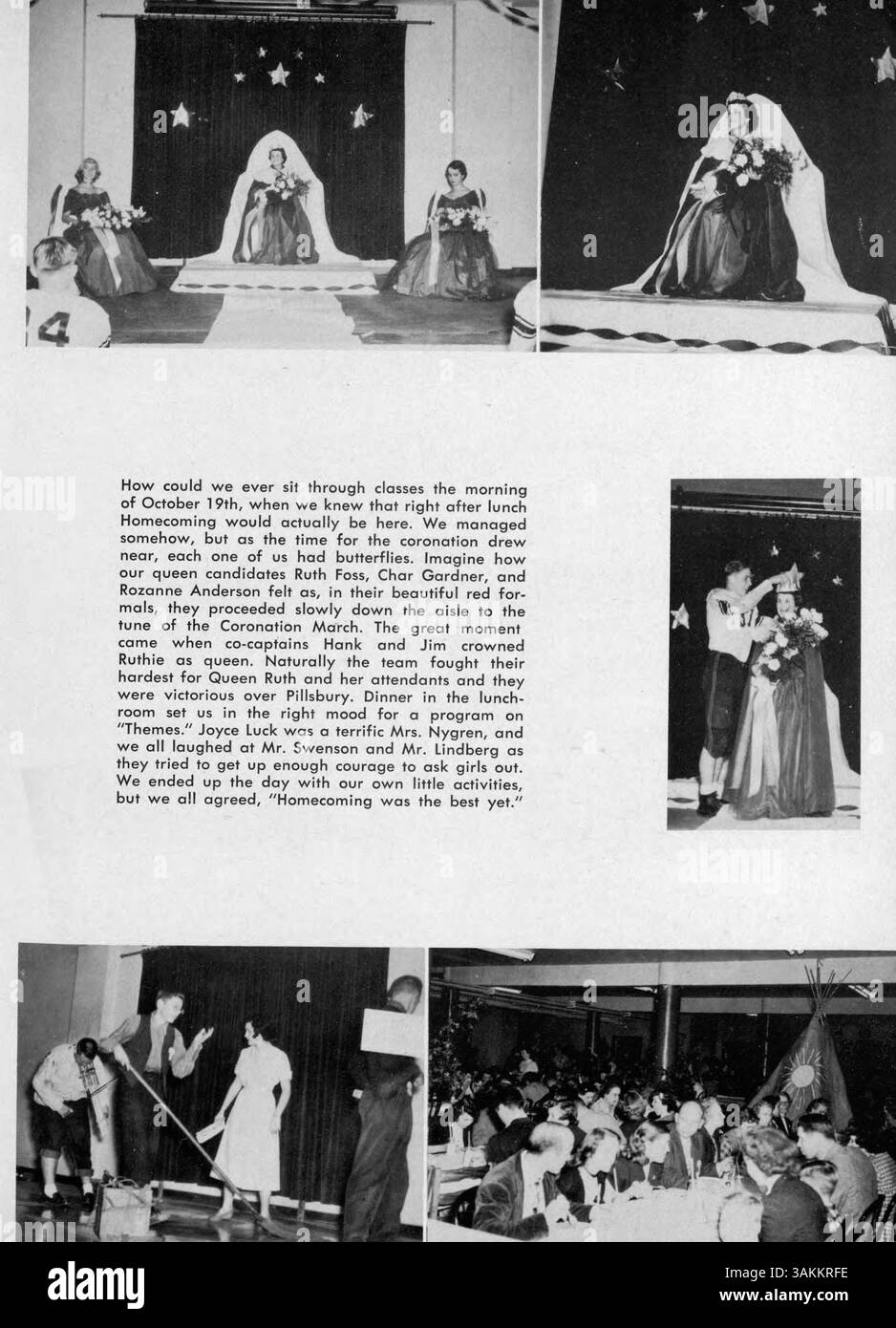 The 1952 'Antler' yearbook from Minnehaha Academy showcases the ...