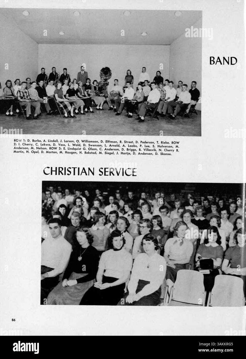 The 1952 Antler Yearbook captures Minnehaha Academy’s 1952-1953 school ...