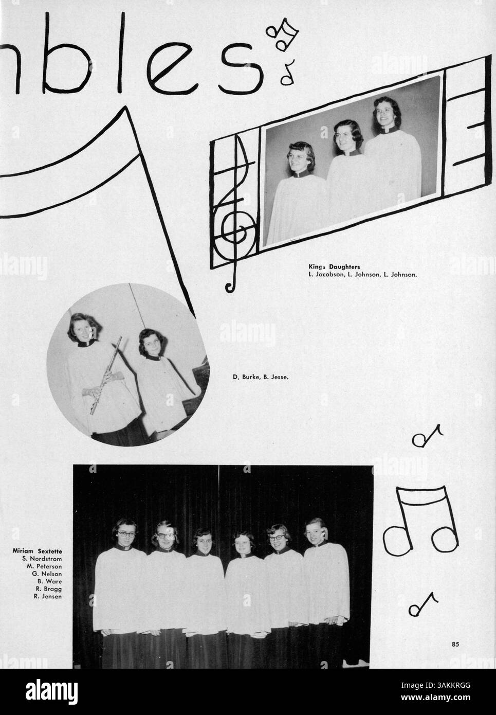 The 1952 Antler Yearbook reflects the academic and extracurricular highlights of Minnehaha ...