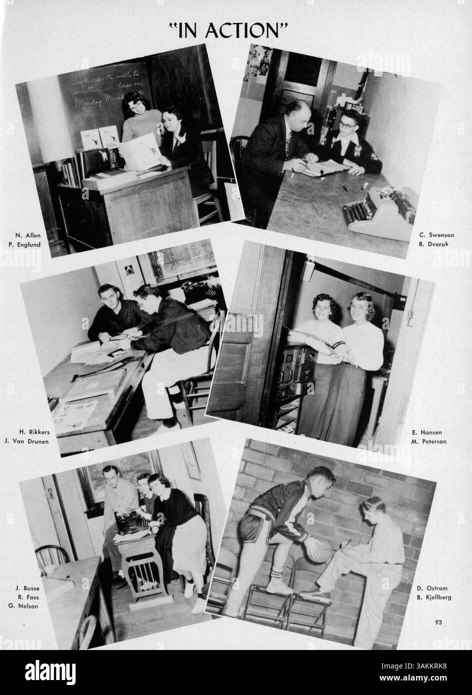 The 'Antler 1952' yearbook from Minnehaha Academy highlights the ...