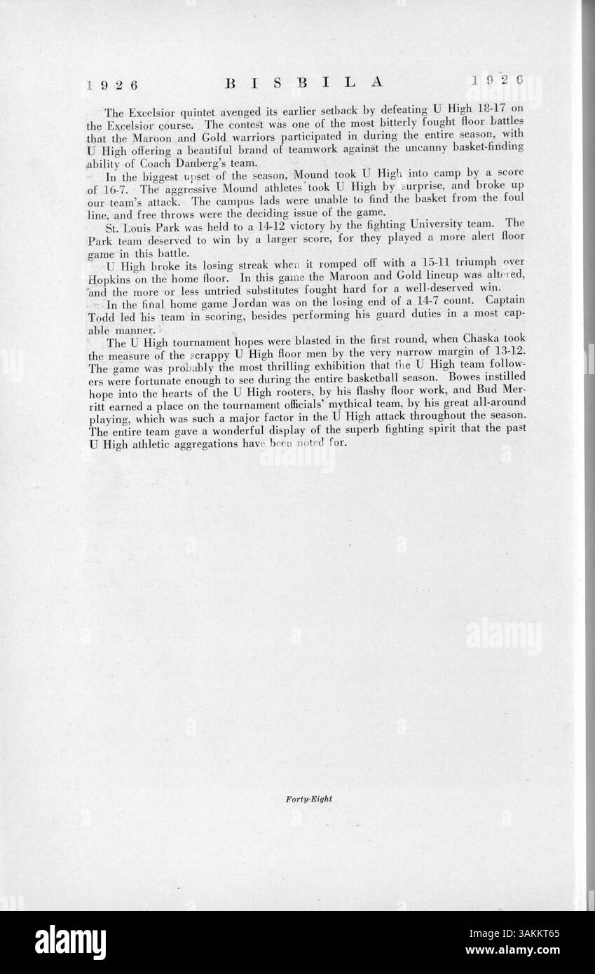 The 'Bisbila 1926' yearbook from University High School captures key ...