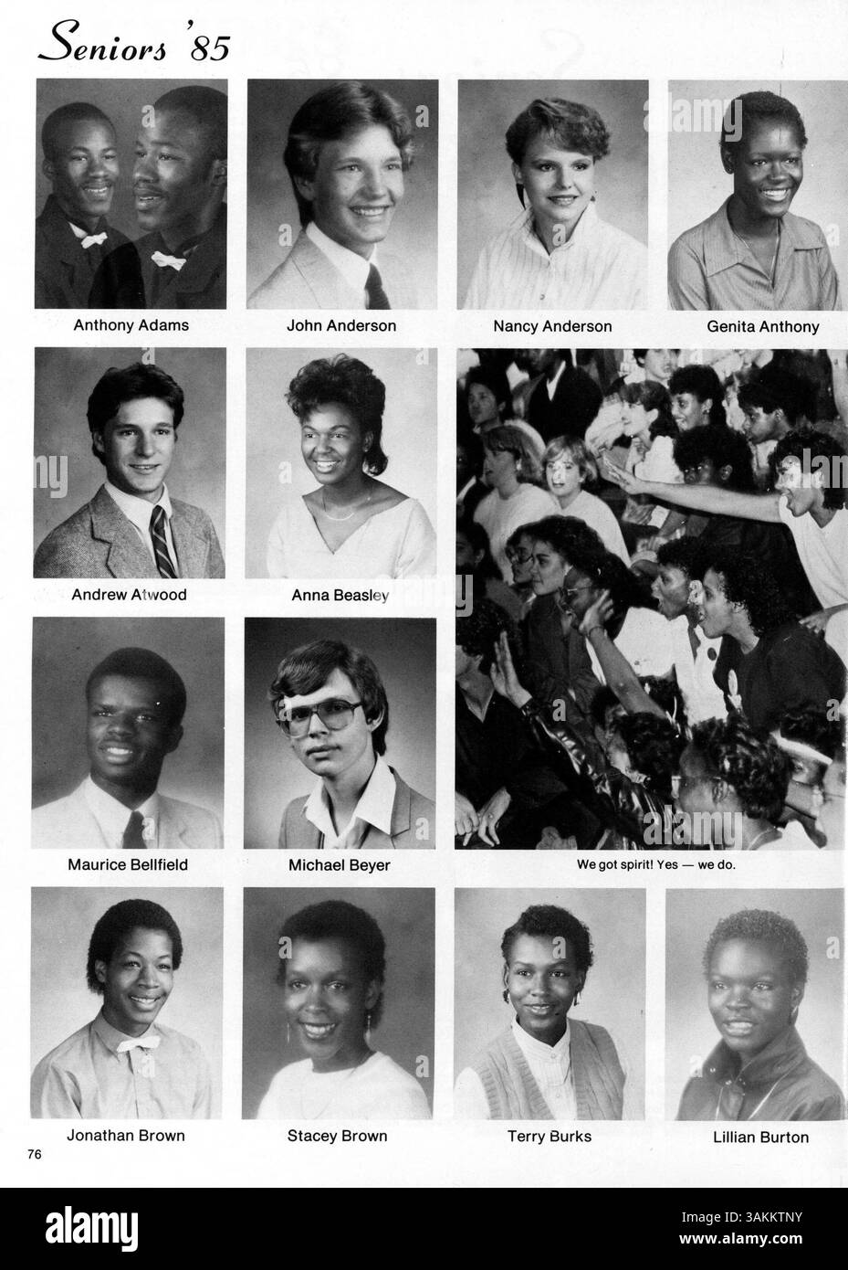 This 1985 yearbook from North High captures the events, sports, clubs ...