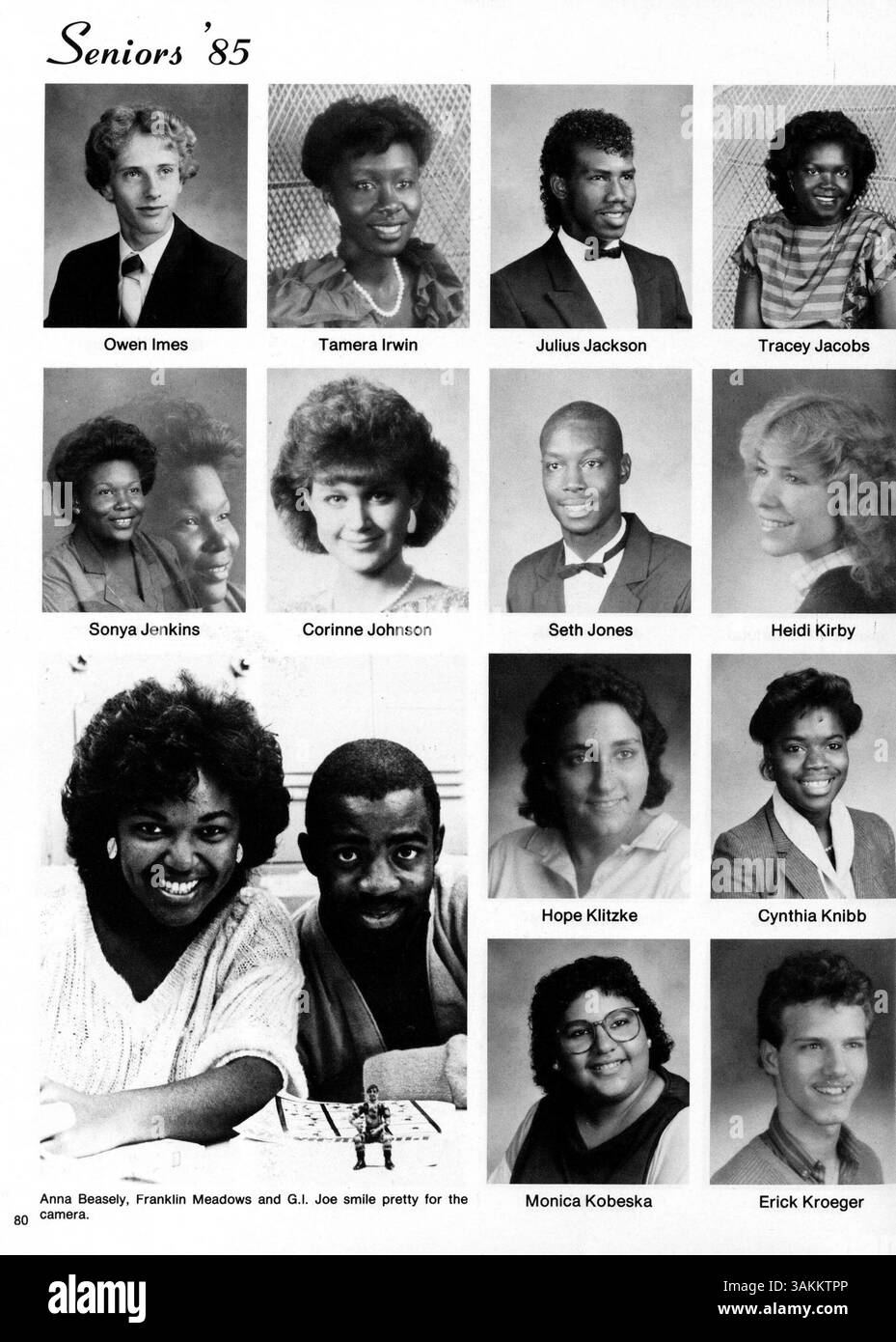 The North High School 1985 yearbook captures the essence of student ...