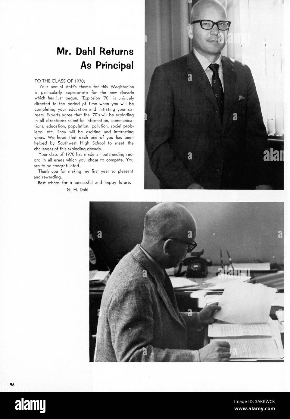 The 1970 Southwest High yearbook showcases student life, clubs ...