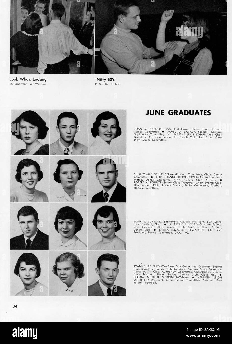The 1950 'Hesperian' yearbook captures the key moments from West High ...