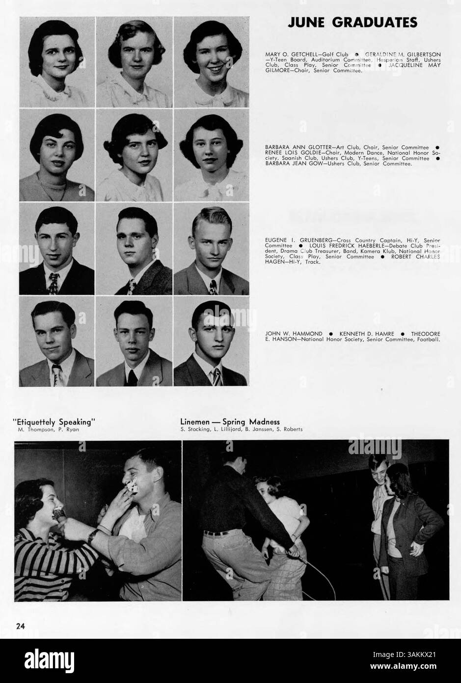 The 1950 'Hesperian' yearbook from West High School showcases the ...