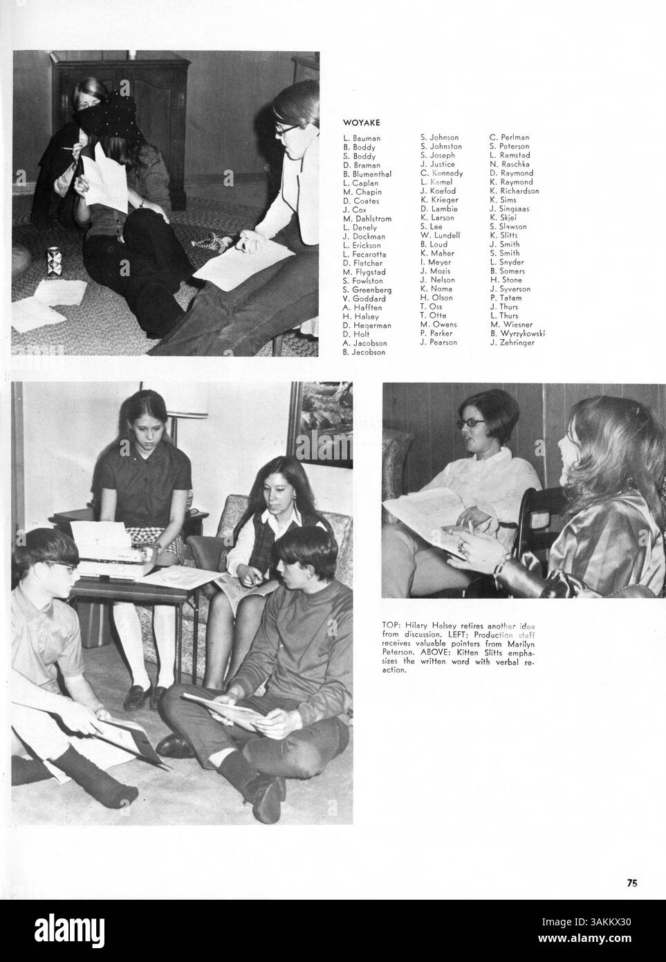 This 1970 high school yearbook documents the students, teachers, clubs ...