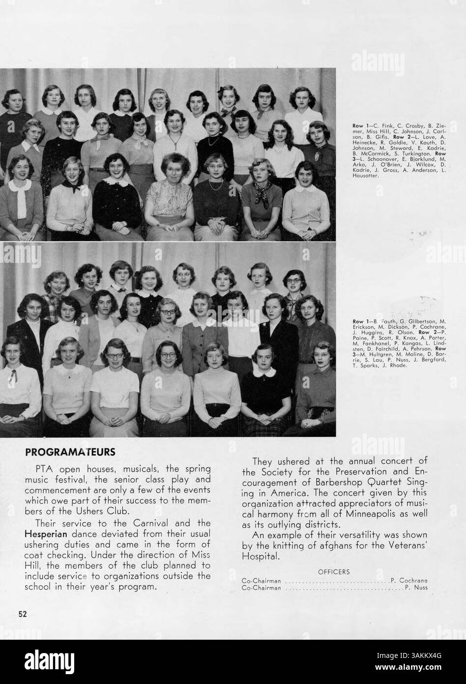 The Hesperian '50 yearbook from West High School commemorates the 1949 ...