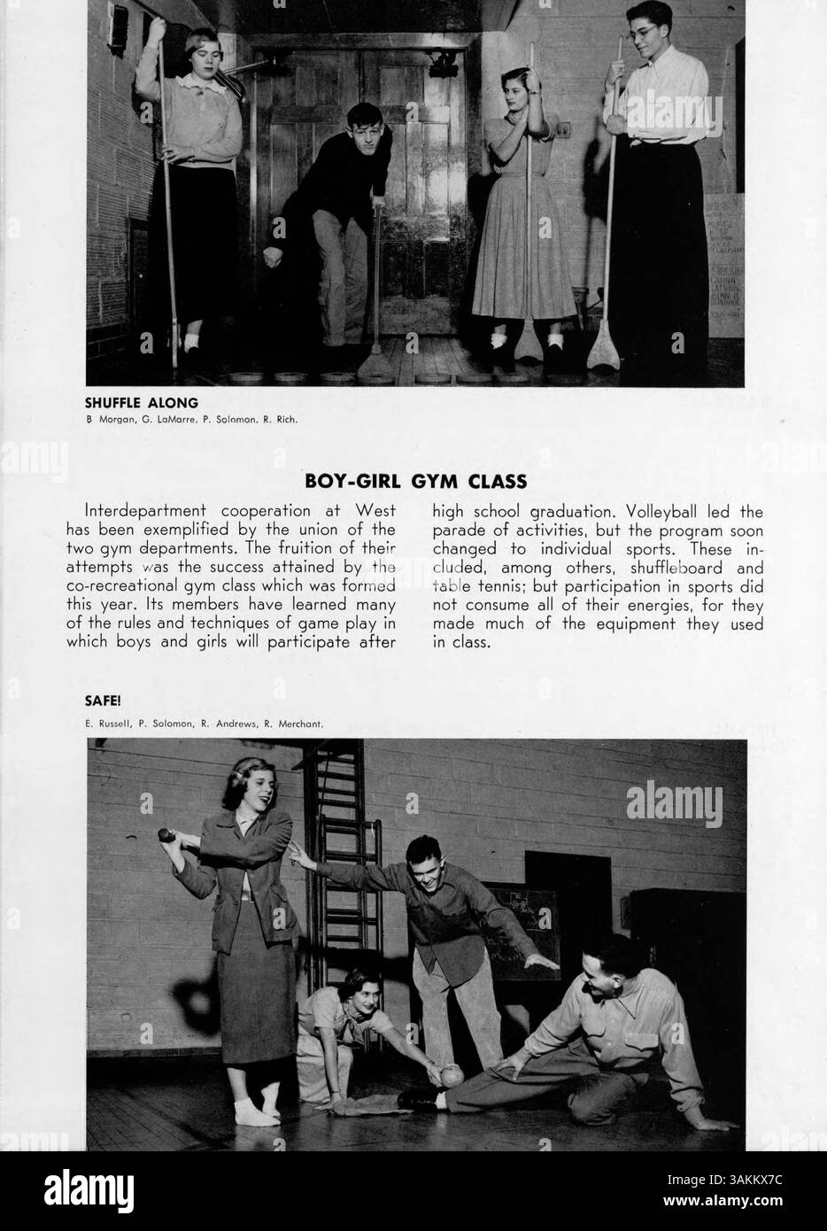 The 1950 West High Yearbook, Hesperian '50, captures student life ...