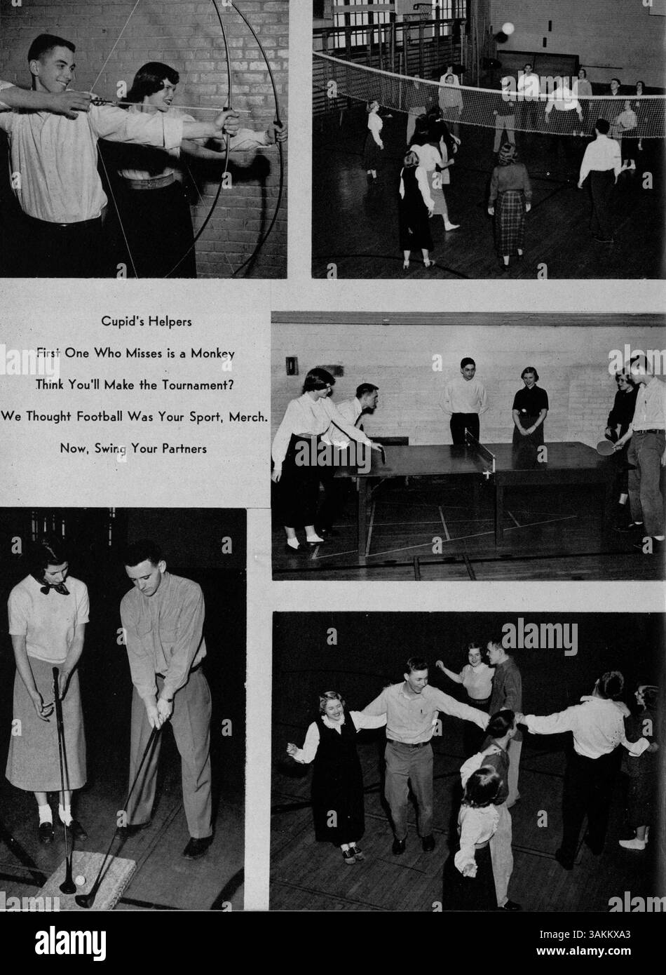 The 'Hesperian' yearbook of 1950 from West High School features ...