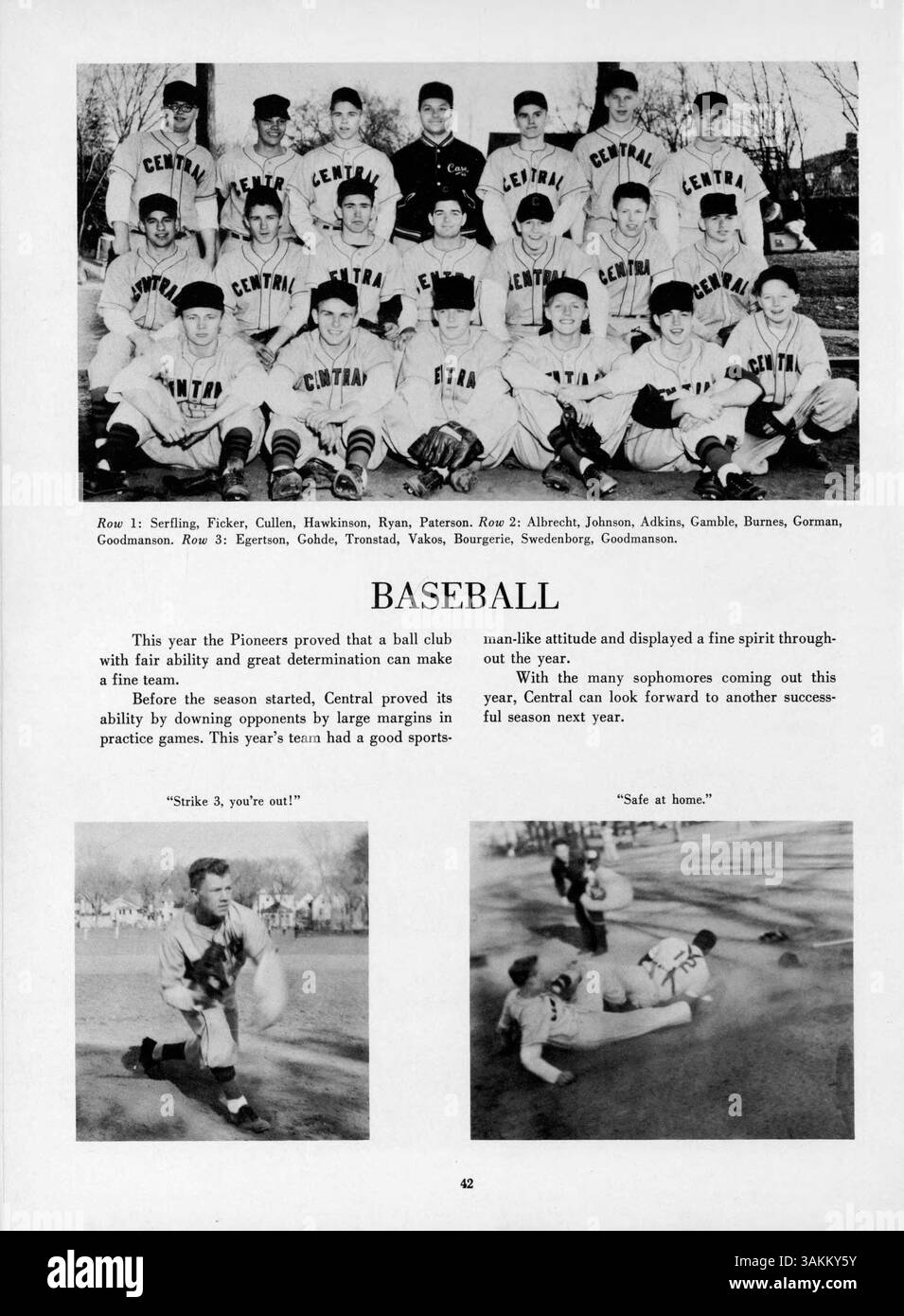 The 1955 'Centralian' yearbook from Central High School showcases key ...