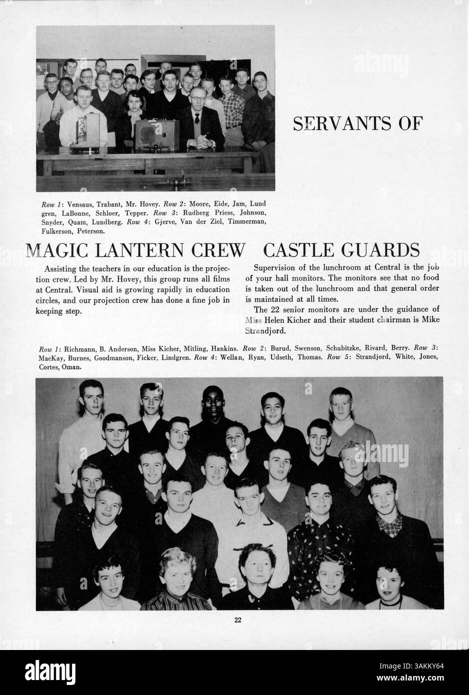 The 1955 Centralian yearbook from Central High includes students ...
