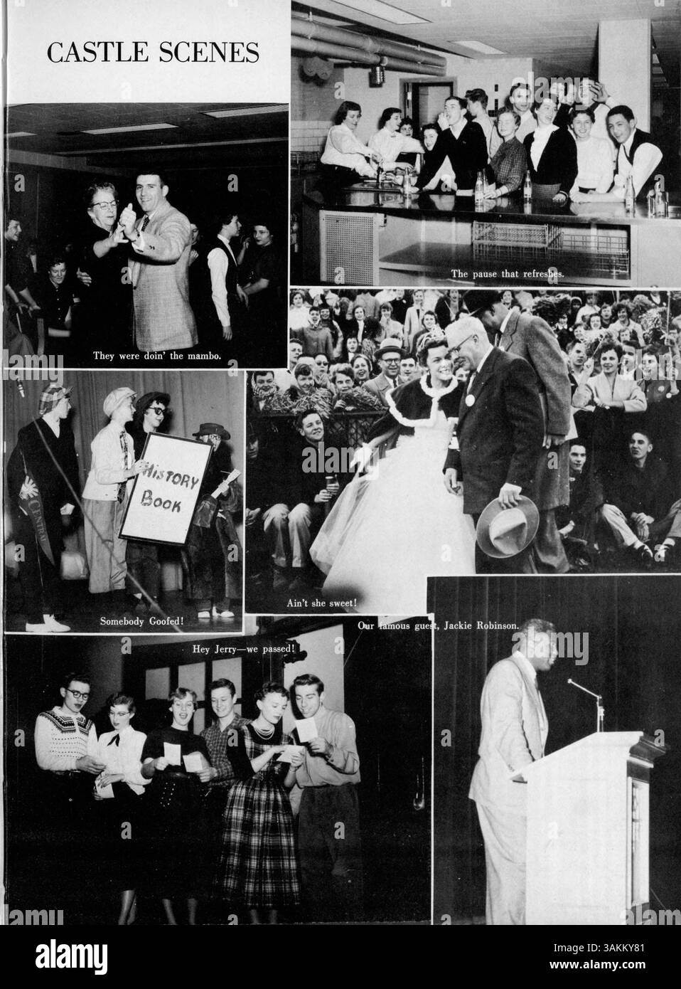 The 'Centralian' yearbook from Central High School (1955) documents key ...