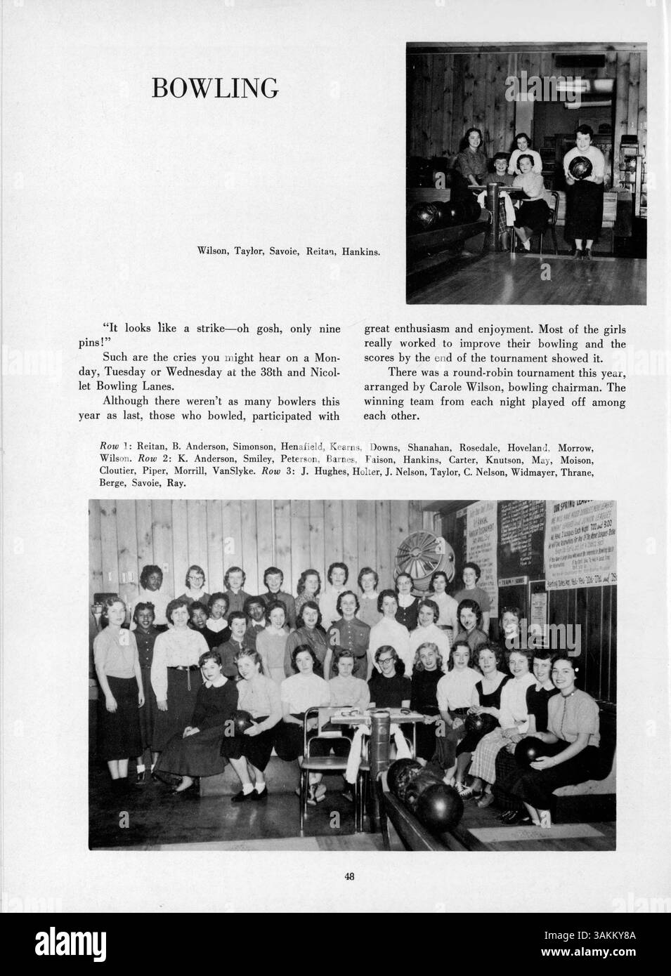 This high school yearbook from Central High School's 1954-1955 year ...