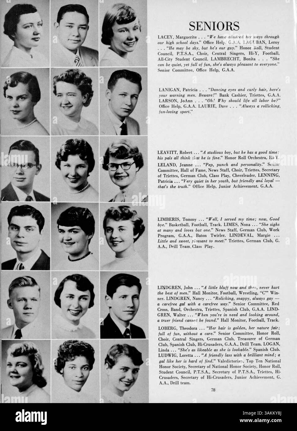 Centralian 1955 from Central High School provides a record of the 1954 ...