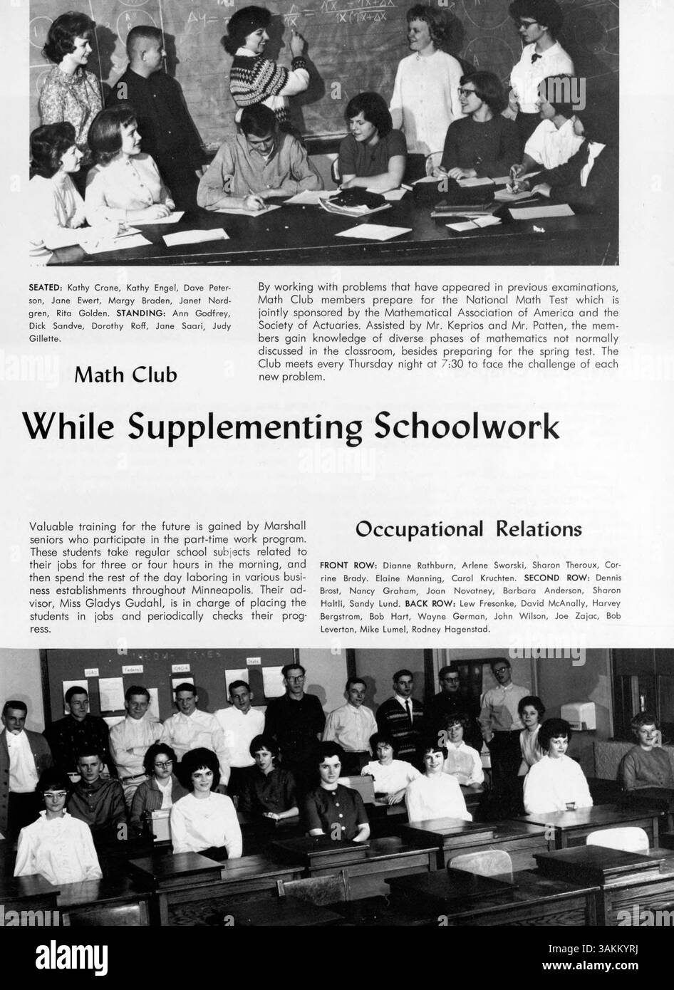 The 1962 'Cardinal' yearbook captures key events at Marshall High ...