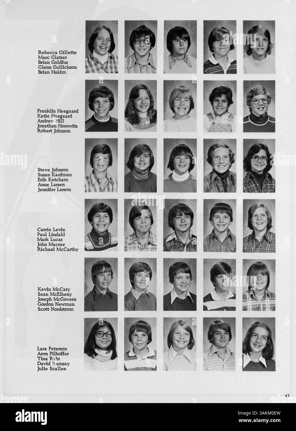 This 1978 yearbook from Blake Middle School highlights key moments from ...