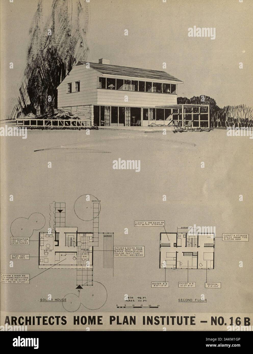 Catalog of over forty house designs from the Architects Home Plan ...