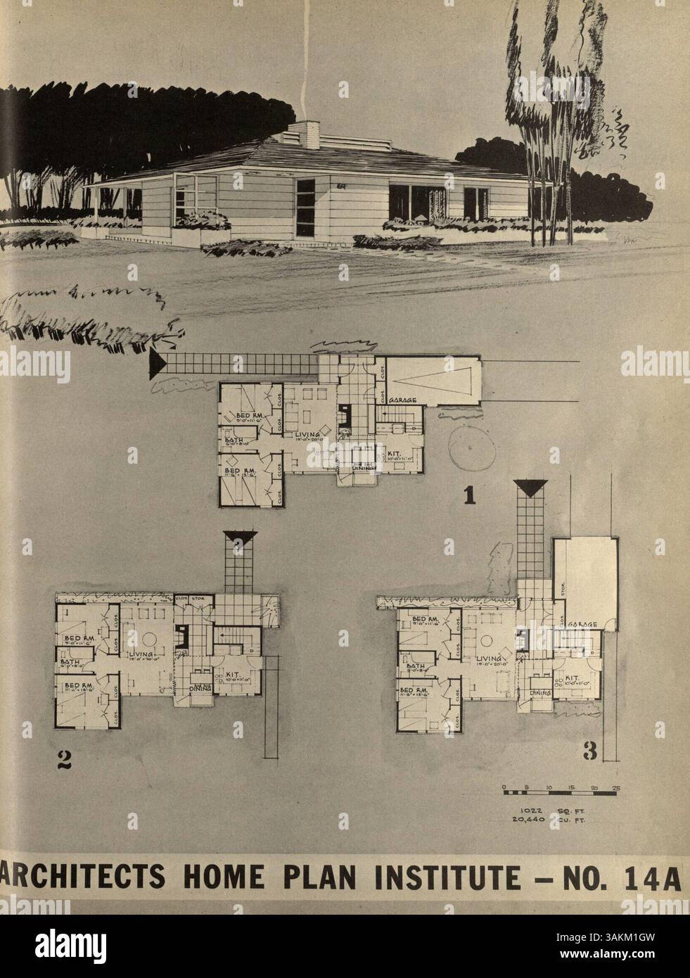 Catalog of over forty house designs from the Architects Home Plan ...