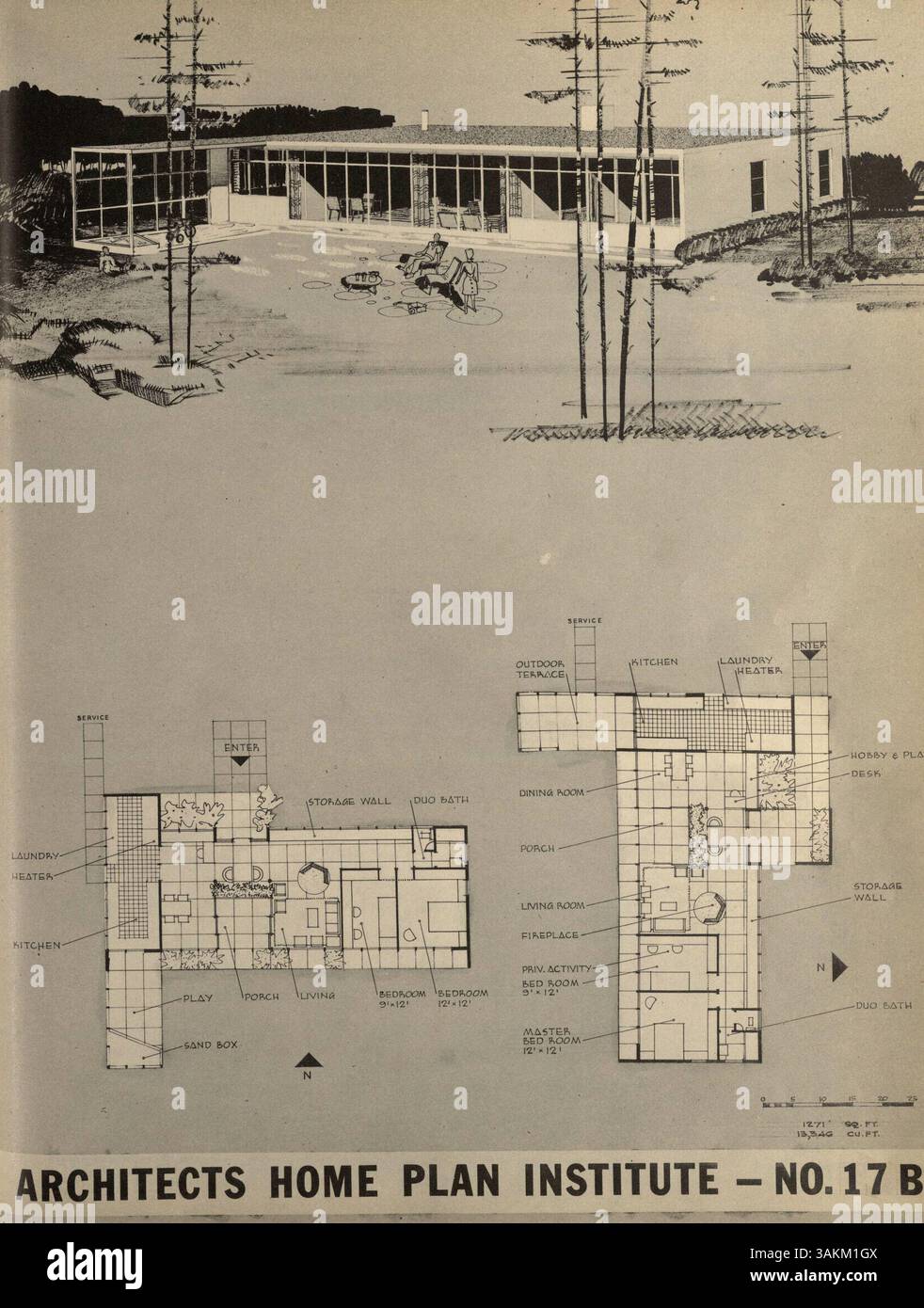 Catalog of over forty house designs from the Architects Home Plan ...