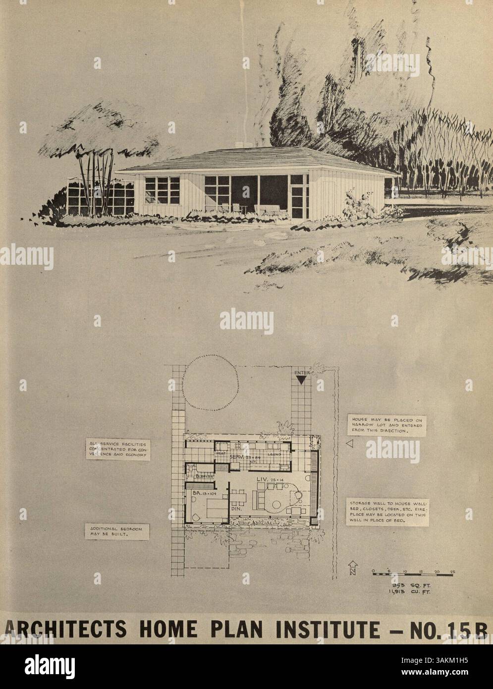 Catalog of over forty house designs from the Architects Home Plan ...