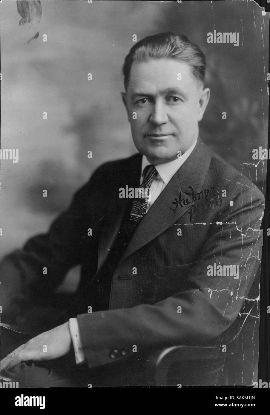 Richard T. Hargreaves, principal of Central High School, emphasizes that education requires work ...