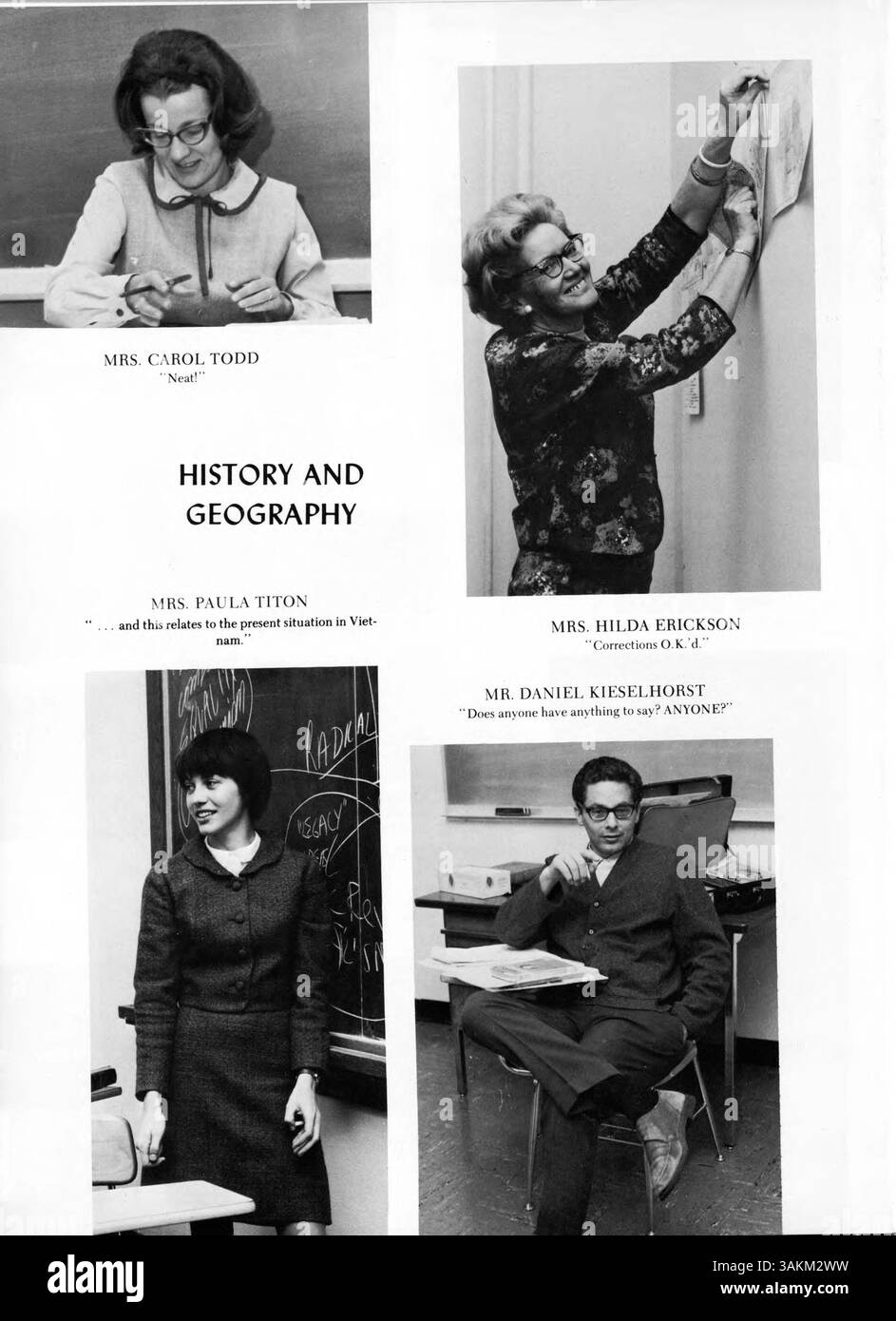 This 1968 high school yearbook, titled '68 Tatler, documents the ...