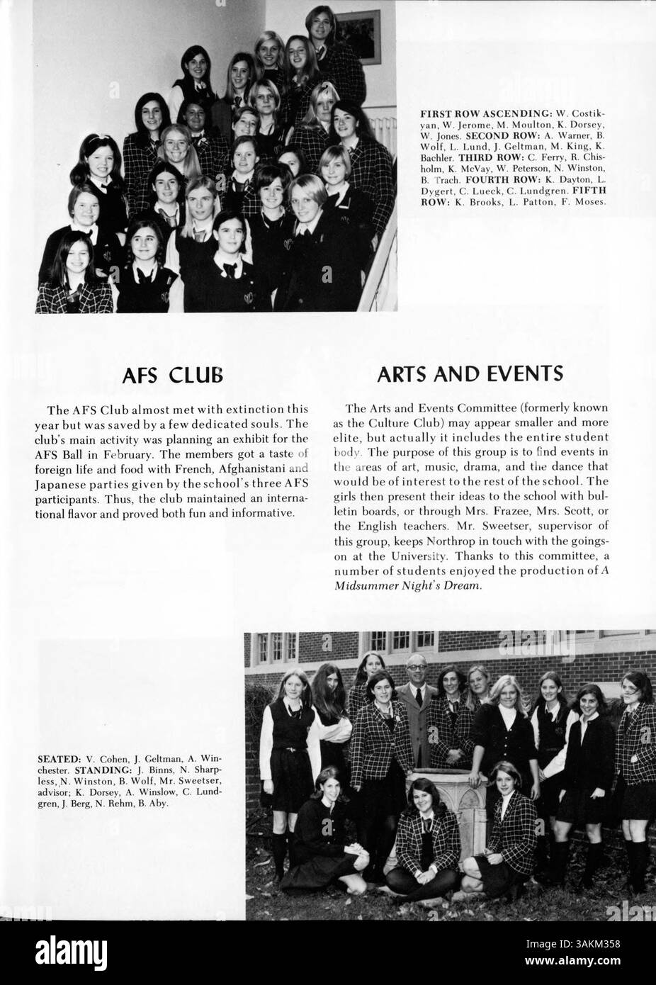 This yearbook from Northrop Collegiate High School, documenting the ...