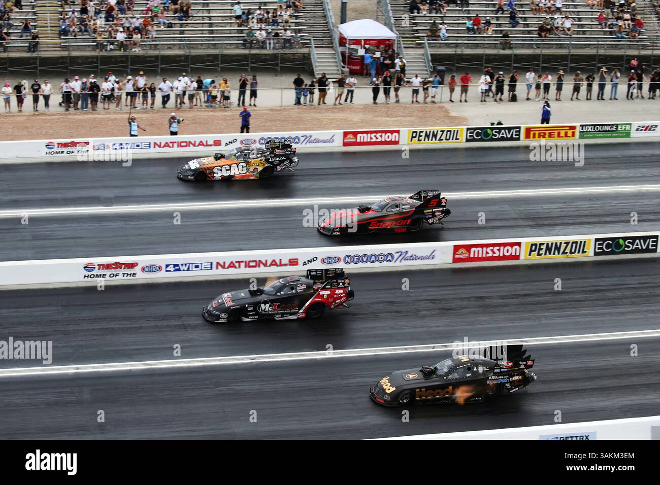 LAS VEGAS, NV - APRIL 12: Daniel Wilkerson (7 FC) Ford Shelby Mustang ...