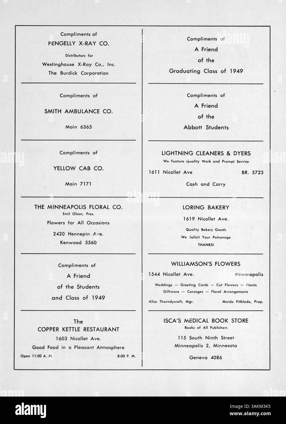 This yearbook from Abbott Hospital School of Nursing highlights the ...
