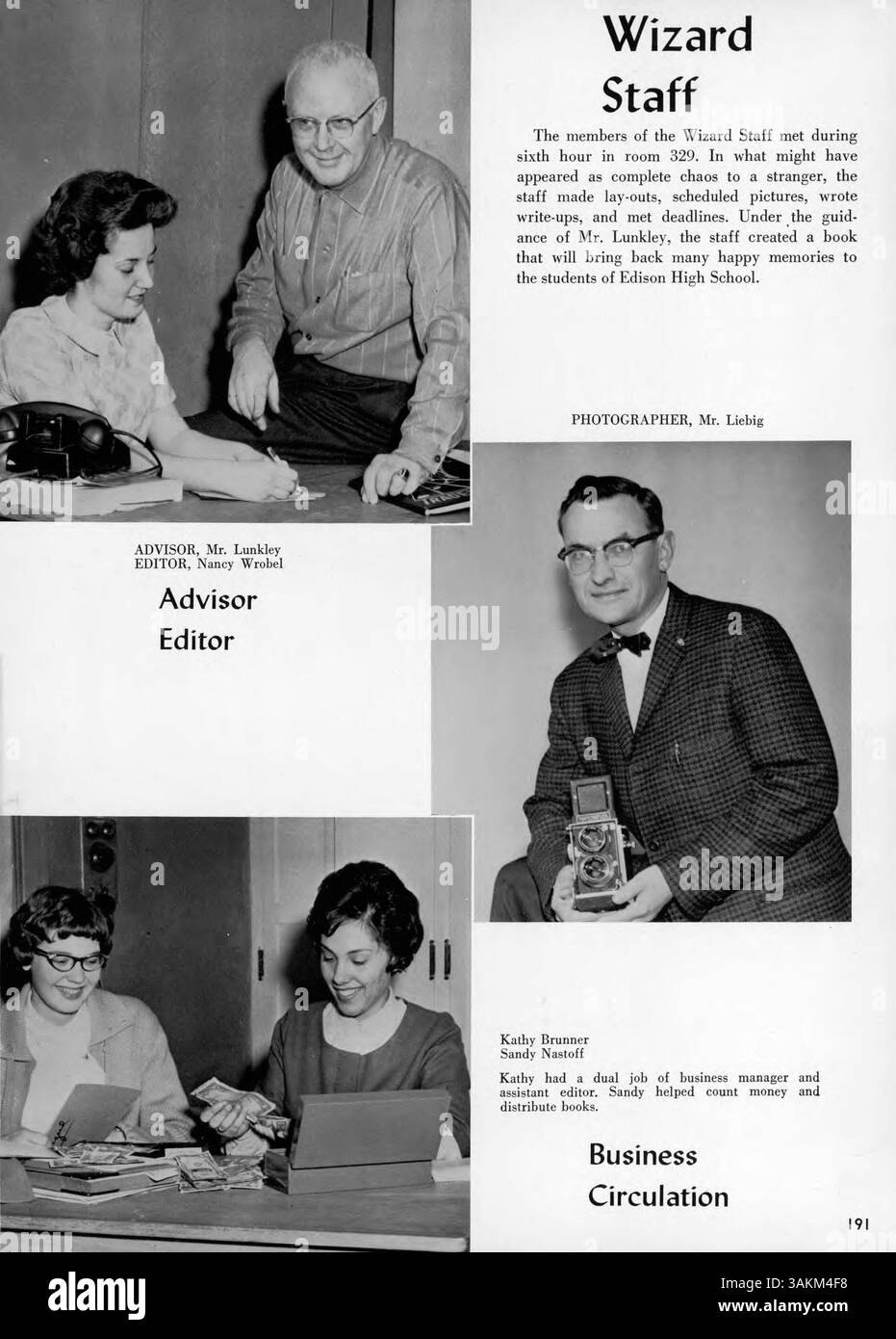 This high school annual from 1963 documents the activities ...