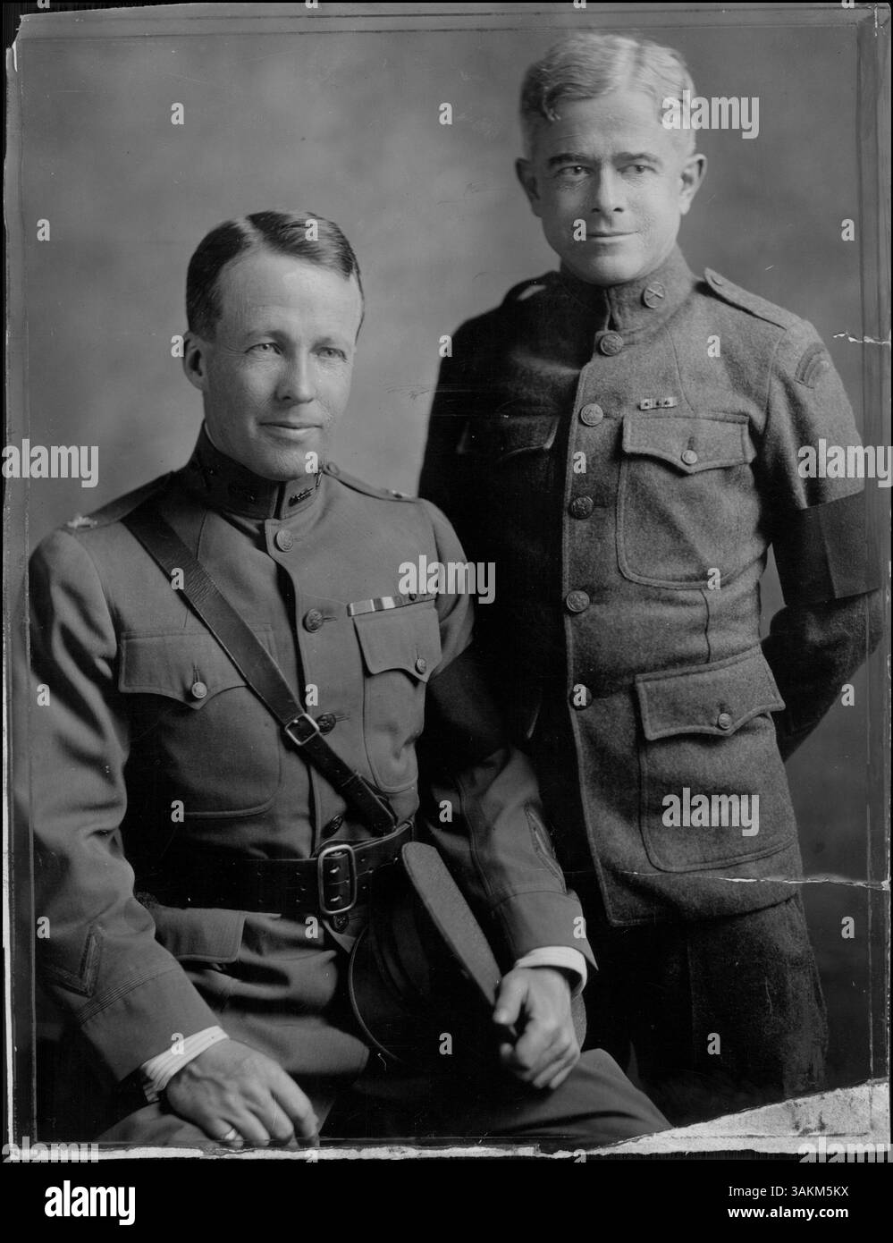 Corporal Collins and Mayor Leach are depicted in their U.S. Army ...