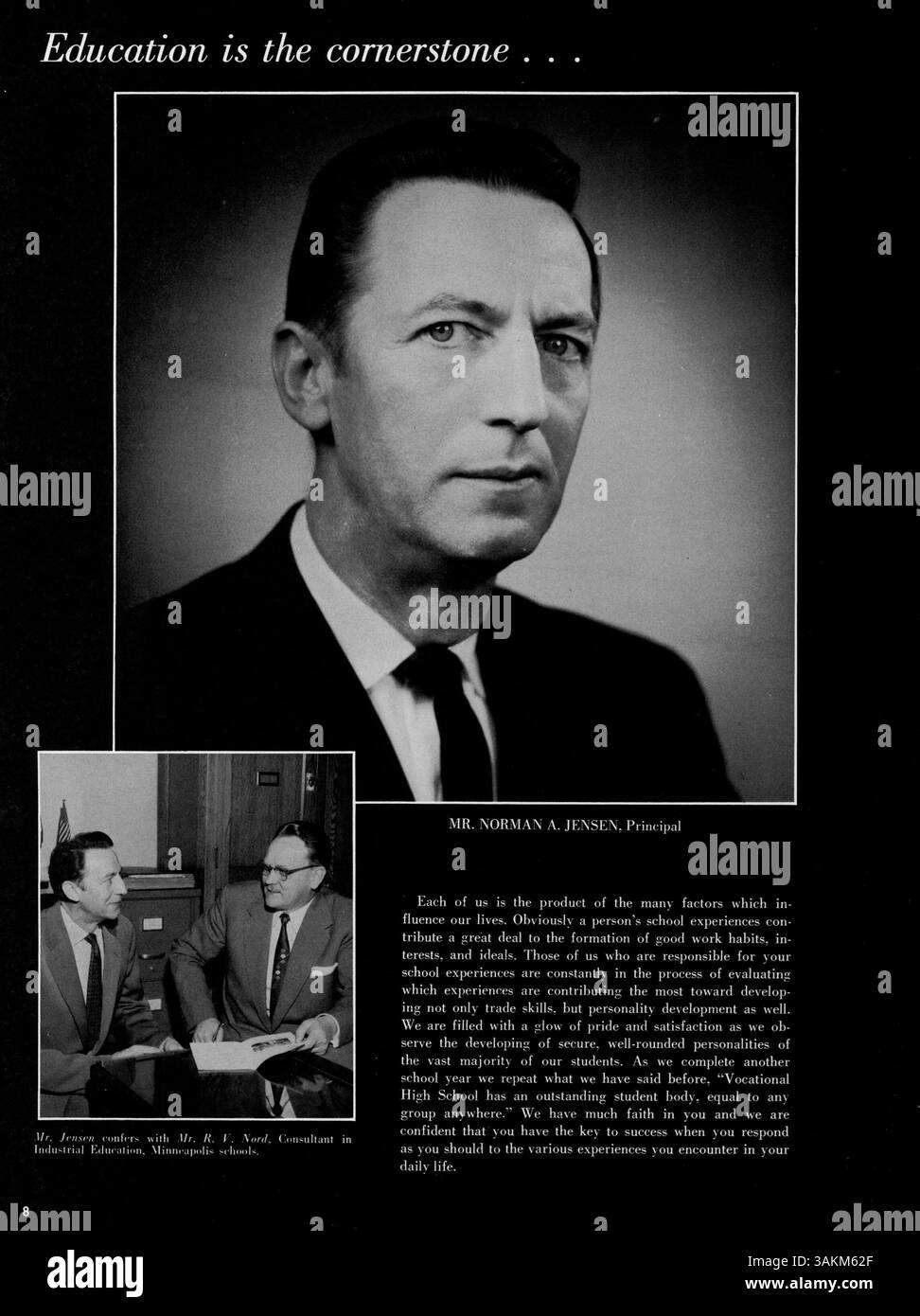 The 'Tradewind' yearbook of 1962 records the students, faculty ...