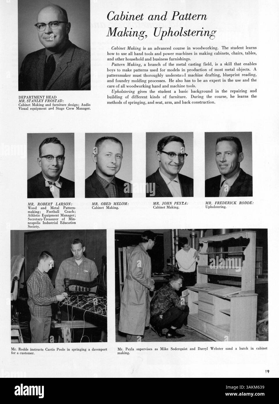 The 1962 Vocational Yearbook, titled '62 Tradewind,' showcases key ...
