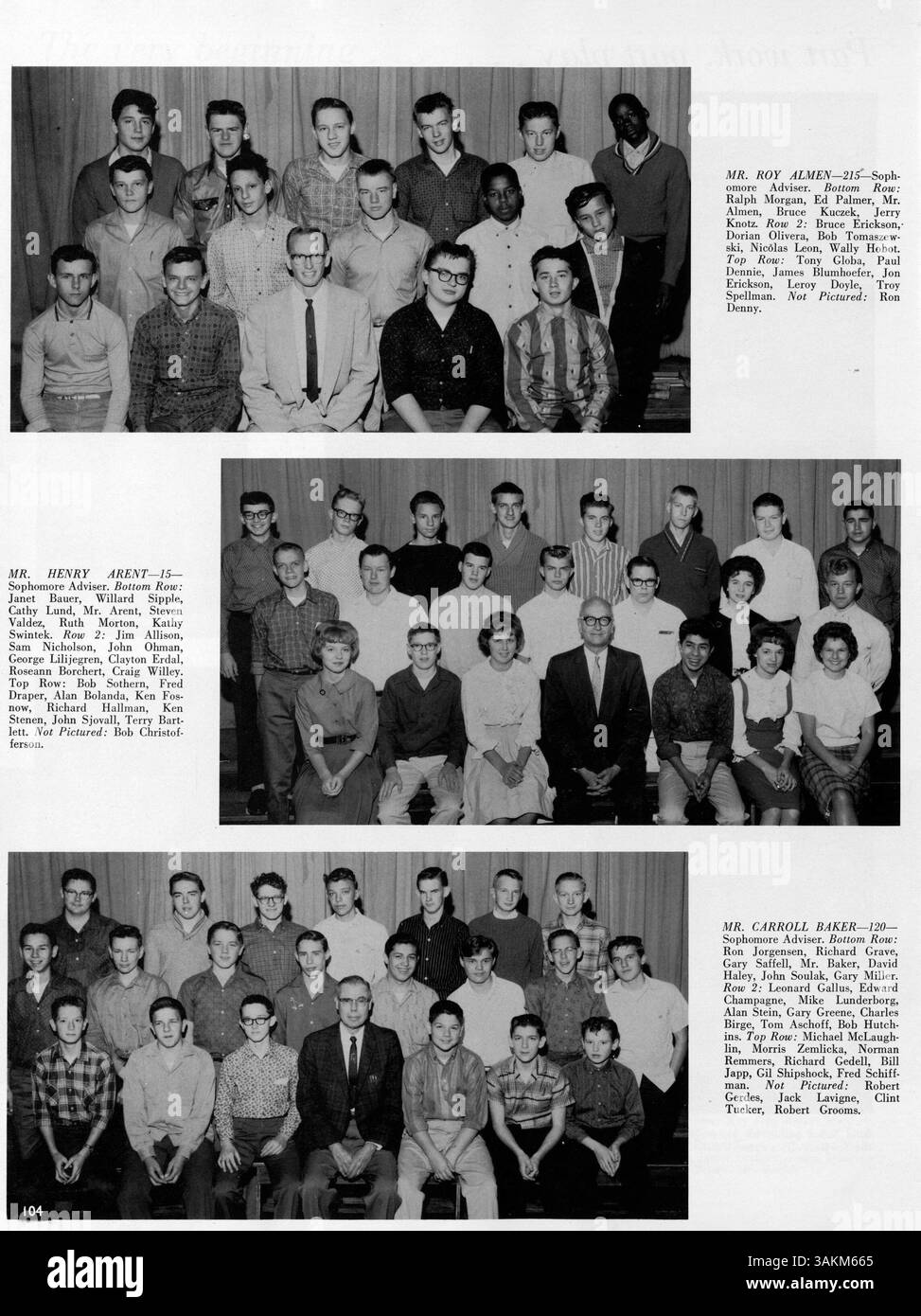 The 1961-1962 high school yearbook features key aspects of the year ...