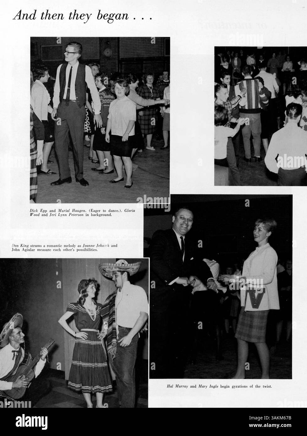 The 1962 'Tradewind' yearbook from a high school documents the students ...