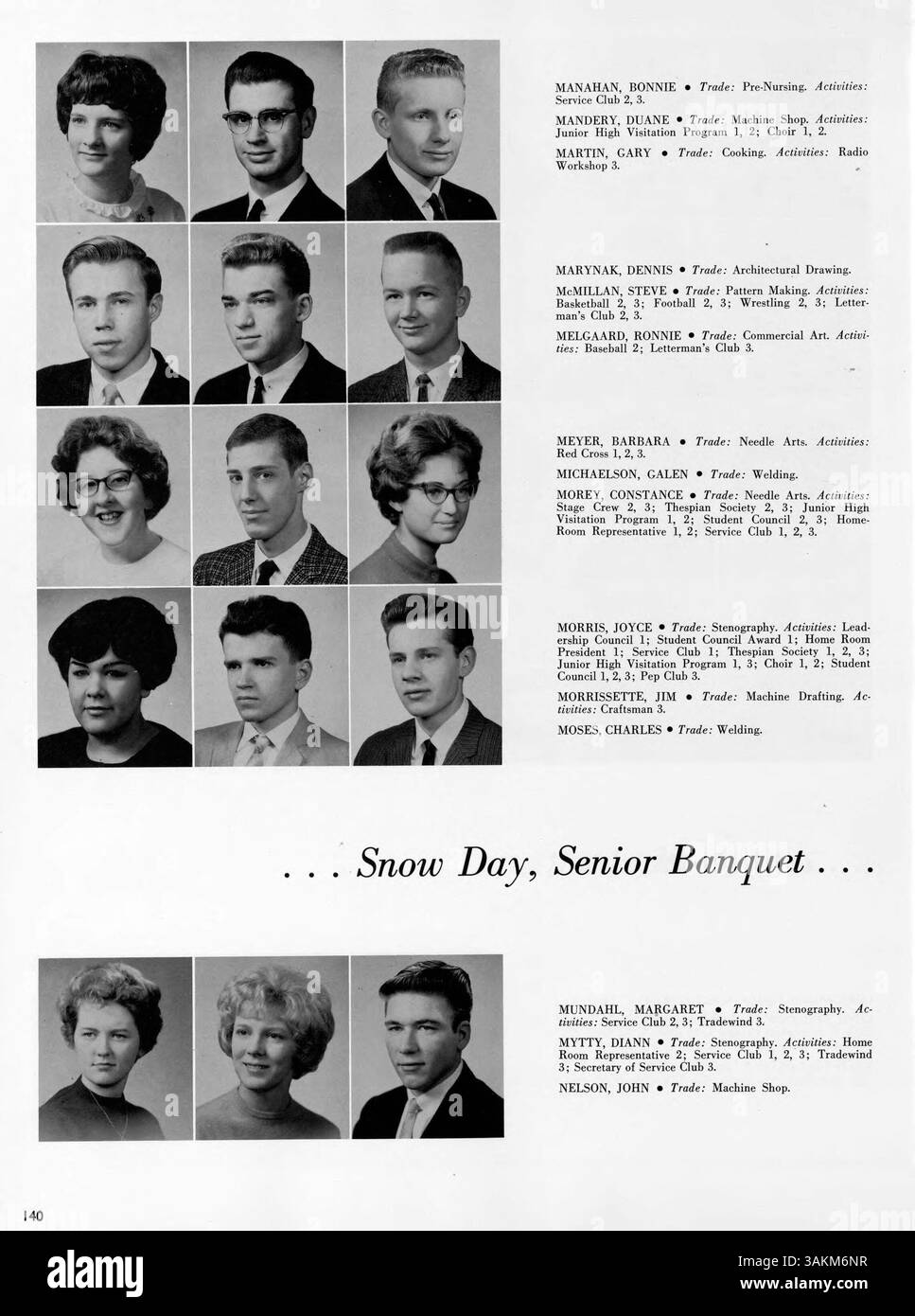 This 1962 vocational yearbook documents the students, teachers, clubs ...