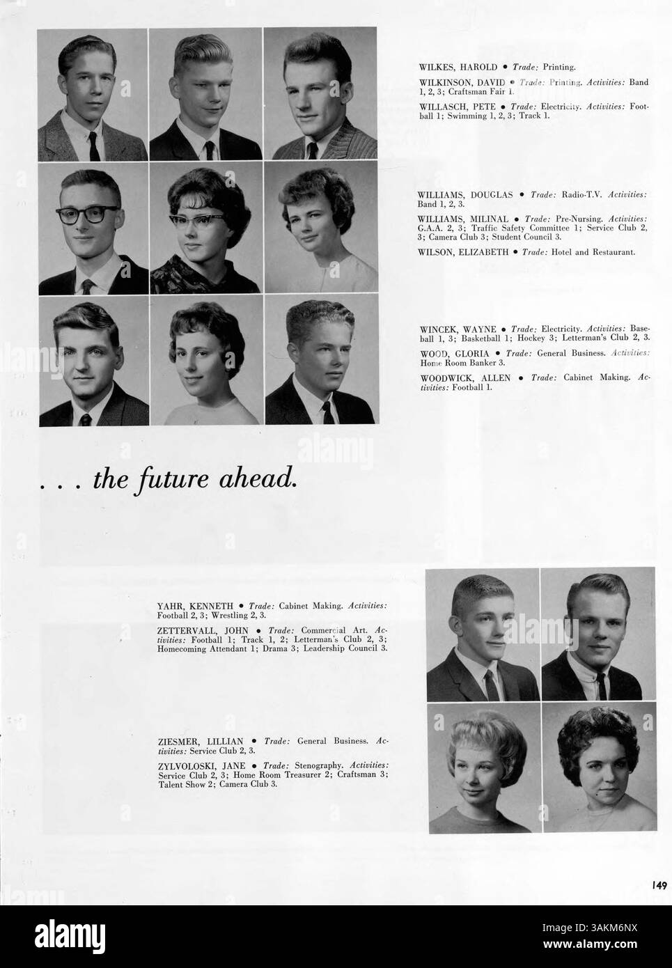 This 1962 vocational yearbook documents the students, teachers, clubs ...