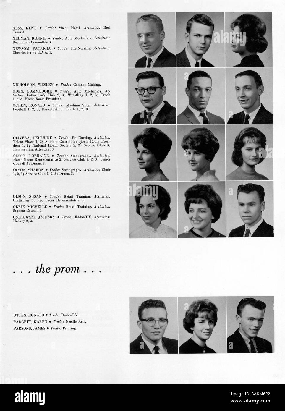 This 1962 vocational yearbook documents the students, teachers, clubs ...