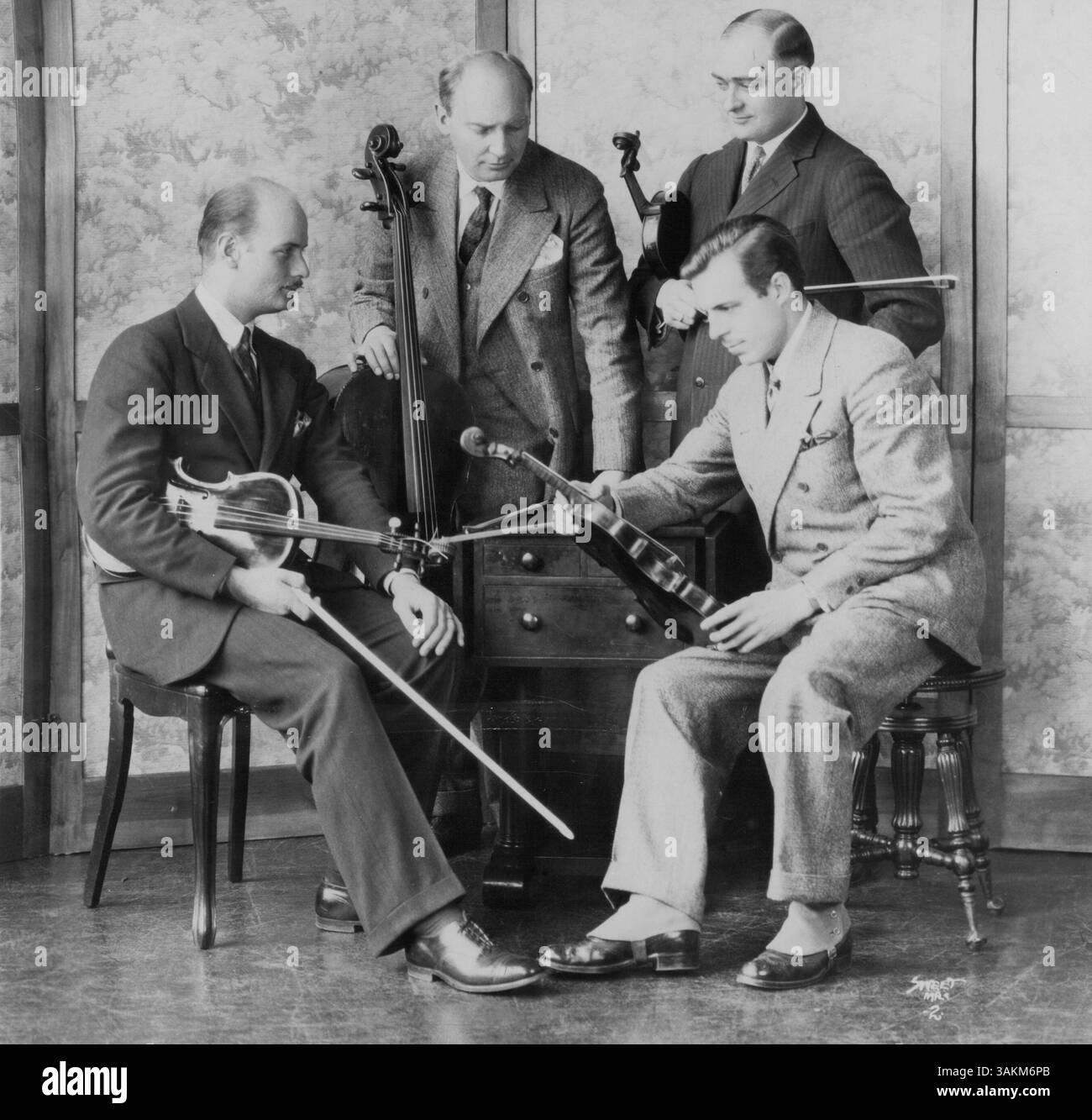 The Minneapolis Symphony String Quartet, featured in a performance at ...