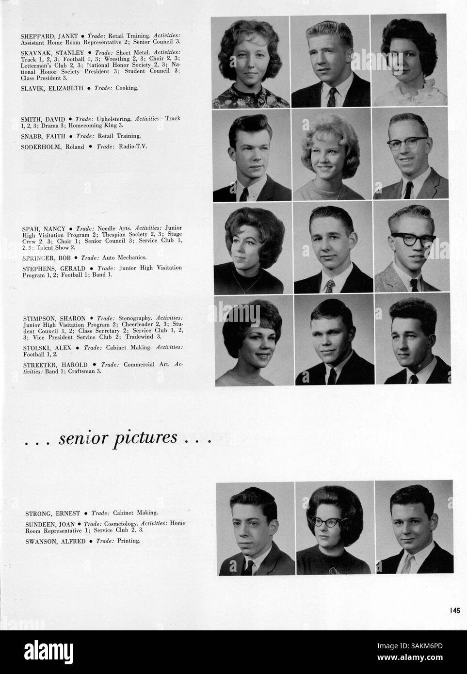 This 1962 vocational yearbook documents the students, teachers, clubs ...