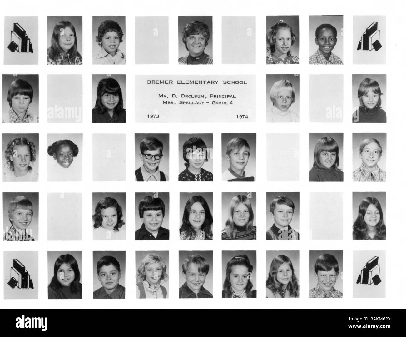 Class photos from the Bremer Elementary School Yearbook (1973-1974 ...