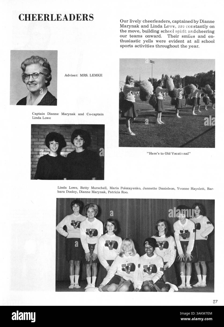 This 1966 vocational yearbook documents the students, teachers, clubs ...