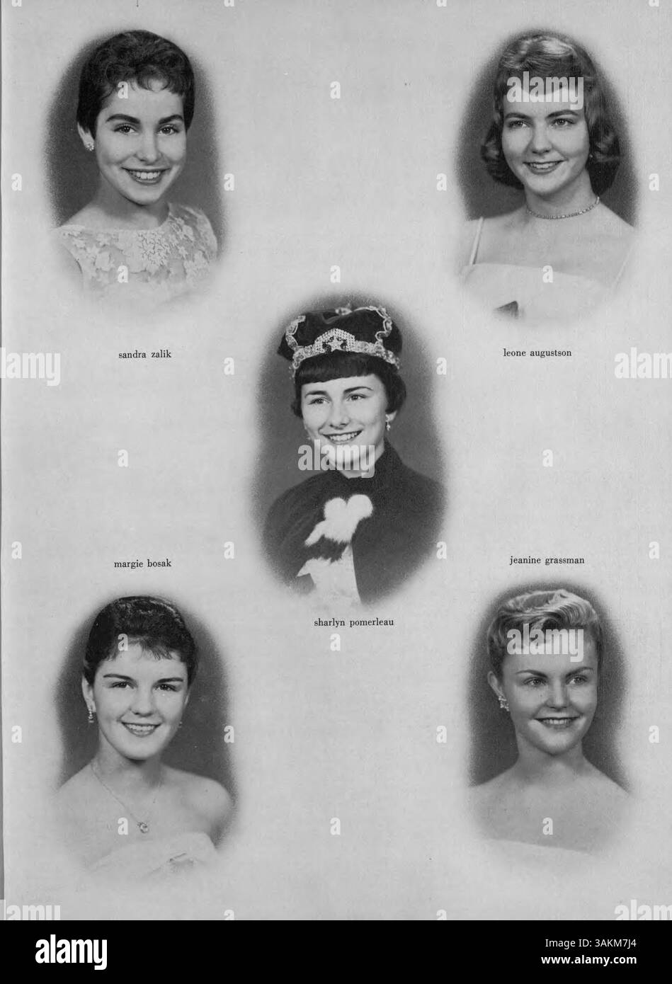 This 1958 yearbook captures the students, teachers, athletic events ...