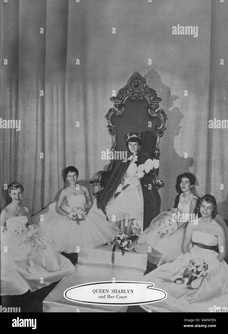 This 1958 yearbook from North High documents the students, teachers ...
