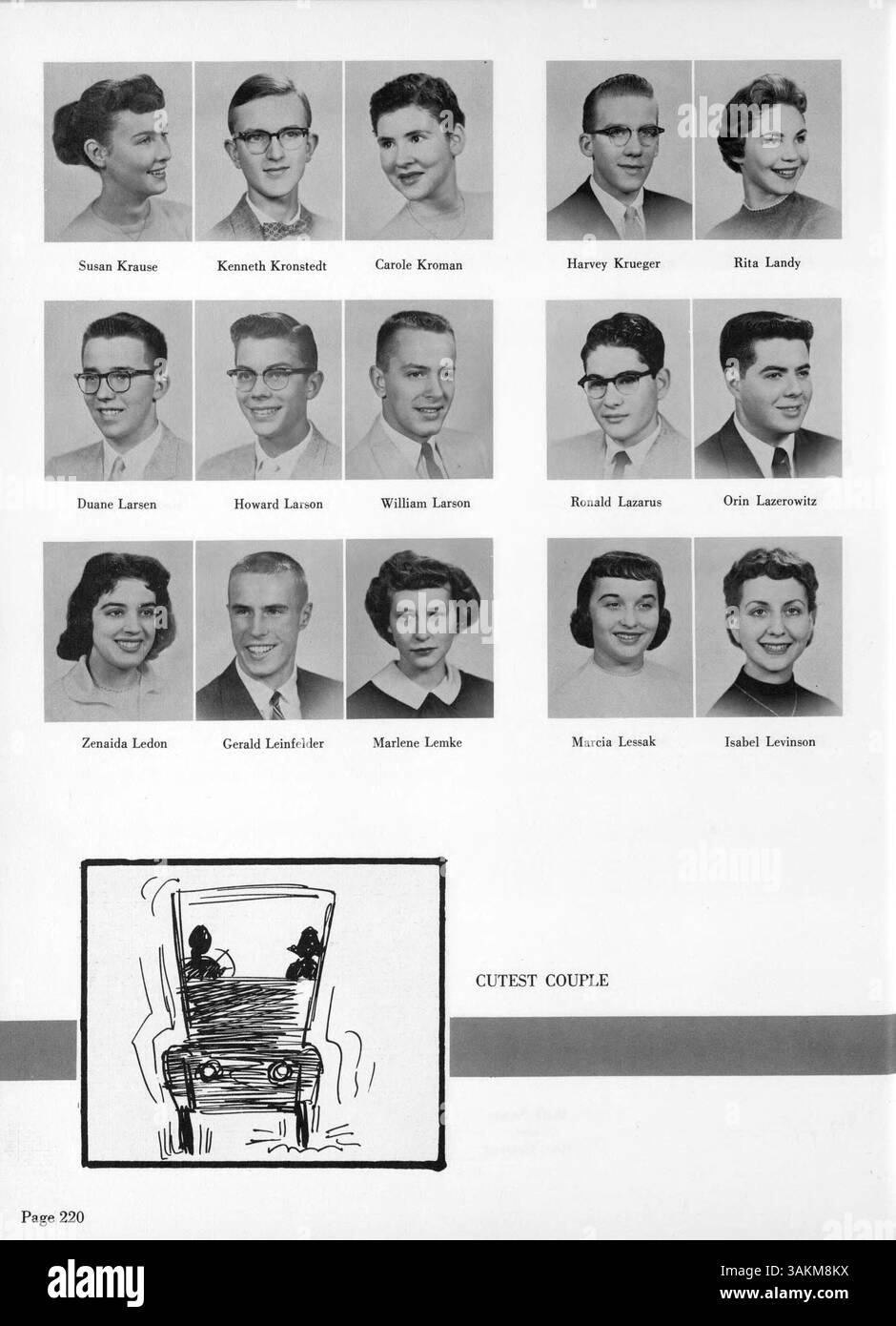 The 1958 Polaris Yearbook from North High School captures the ...