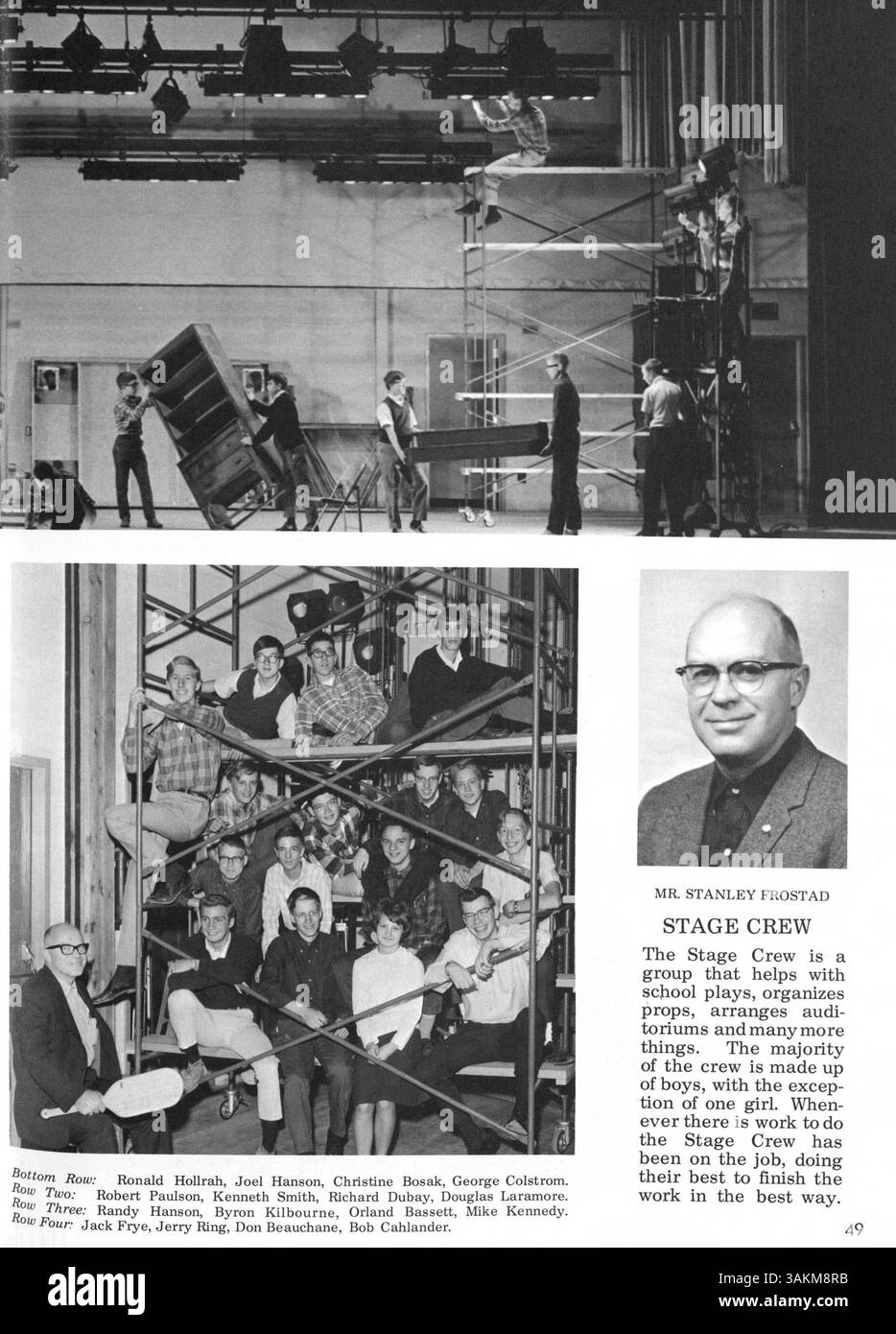 This high school yearbook highlights the significant events of the 1965 ...